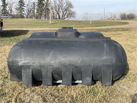 Dunkle Auction Services - 950 Imperial Gallon Black Hippo Leg Water Tank #2