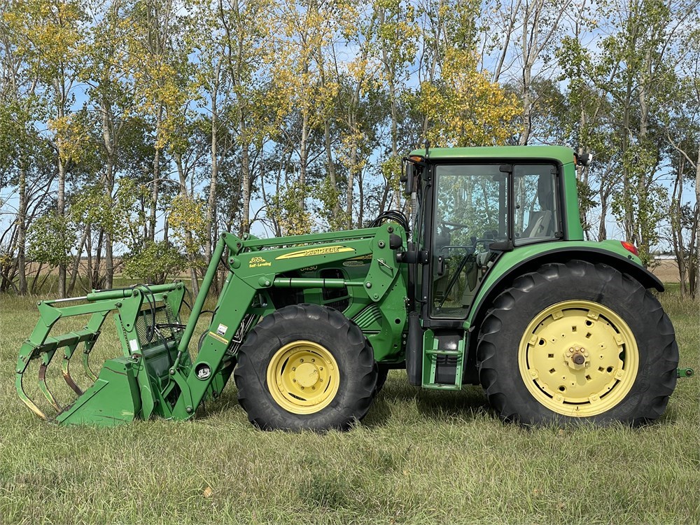 Dunkle Auction Services - 2007 JOHN DEERE 6430 MFWD Tractor w/ JD 673 ...