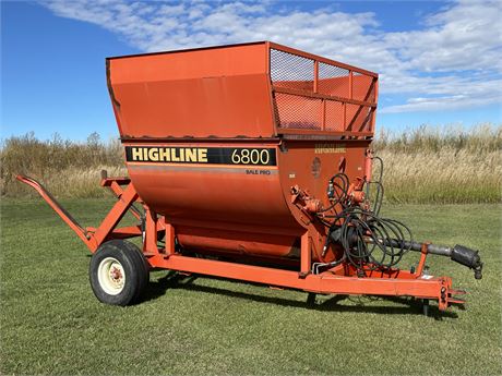 Dunkle Auction Services - 1999 HIGHLINE 6800 Bale Processor, Left Hand ...