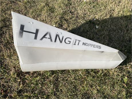 Dunkle Auction Services - Hang It Hoppers Poly Hopper To Fit Miller ...