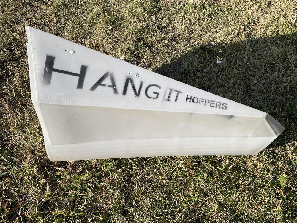 Dunkle Auction Services - Hang It Hoppers Poly Hopper To Fit Miller ...