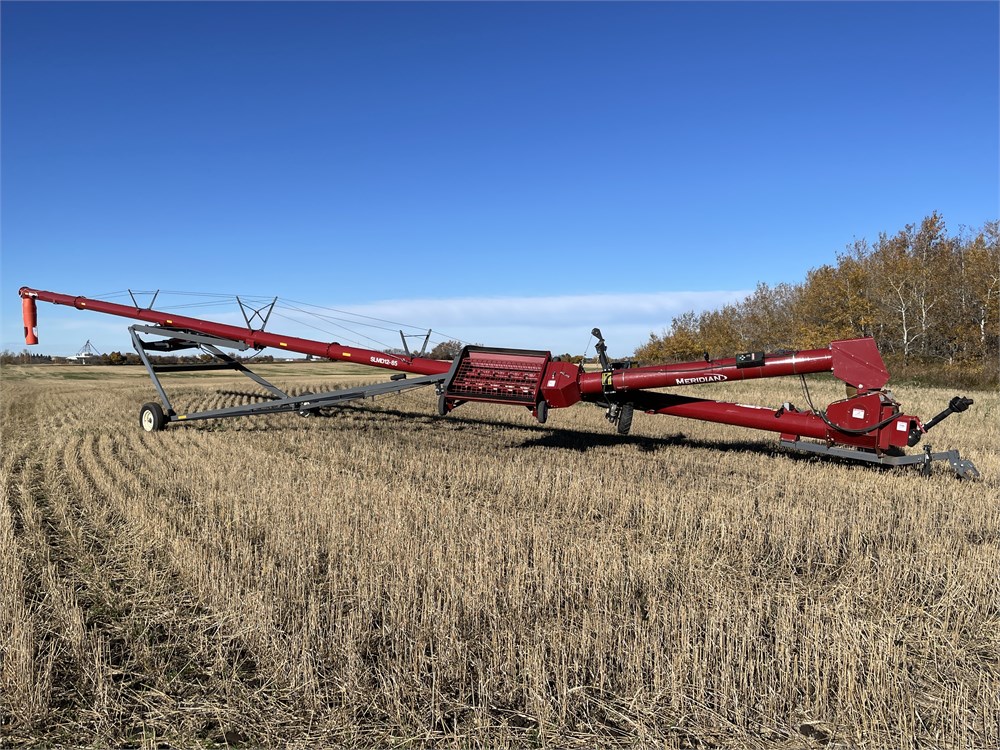 Dunkle Auction Services - 2021 MERIDIAN SLMD 12-85 Electric Swing Grain ...