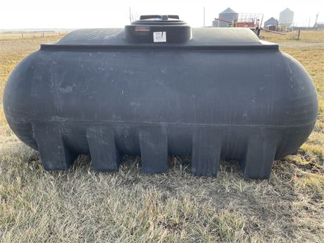 Dunkle Auction Services - 950 Imperial Gallon Black Hippo Leg Water Tank #1
