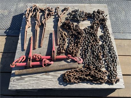 Dunkle Auction Services - (5) Assorted Grade 70 Chains, (4) Lever ...