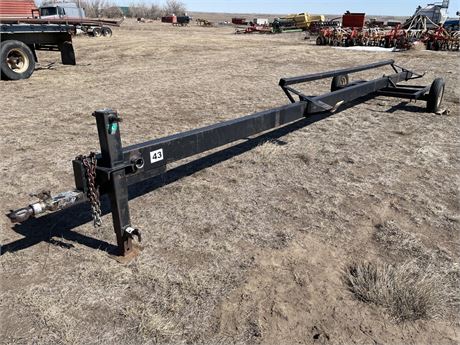 Dunkle Auction Services - Combine Header Transport Trailer - Was Used ...