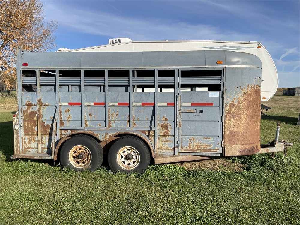 Dunkle Auction Services - 1994 TRAIL RITE 16' t/a Bumper Pull Stock ...