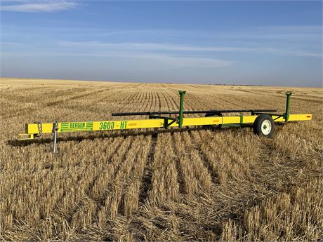 Dunkle Auction Services Inc. - BERGEN 3600 Header Transport Trailer ...