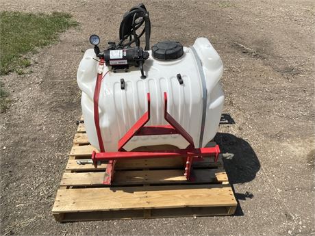 Dunkle Auction Services - 3 Pt. Hitch FIMCO 8 Ft. Estate Sprayer w ...