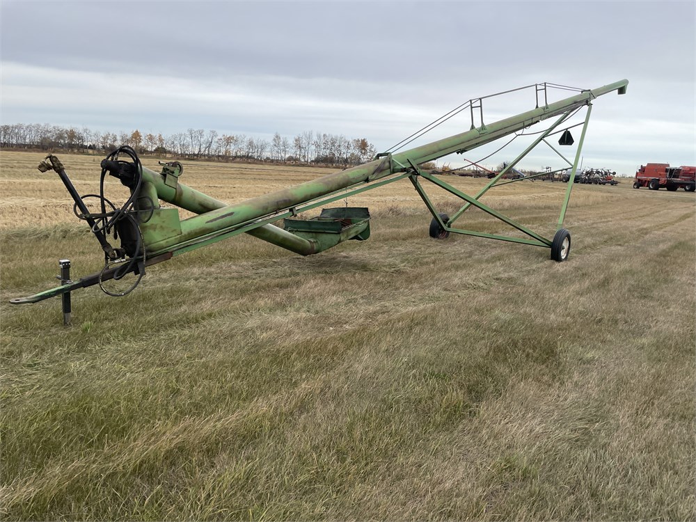 Dunkle Auction Services Inc. - HODGE 8” X 60 Ft. Mech. Swing Grain ...