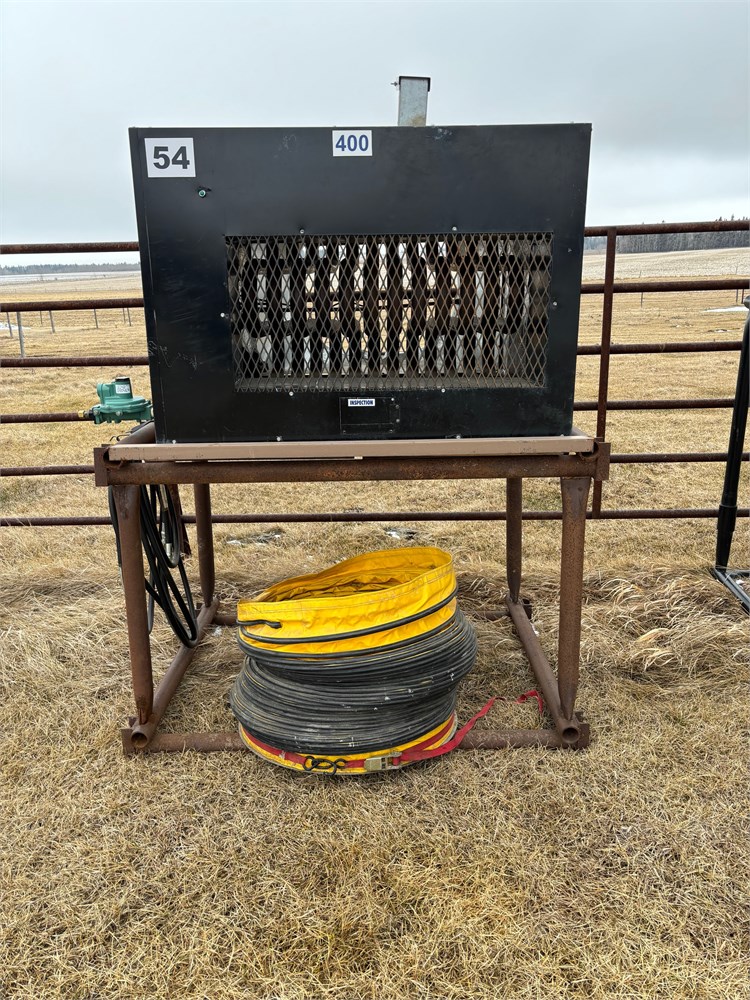 Dunkle Auction Services Inc. - AIR-O-MATIC 400,000 BTU Propane ...