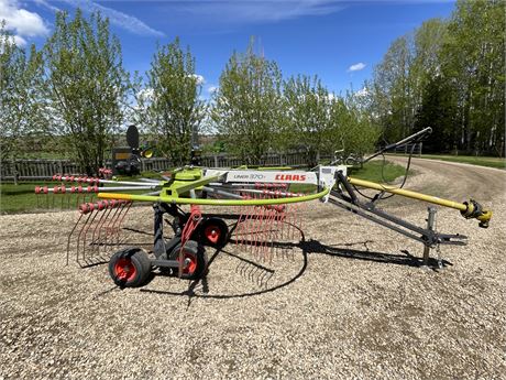 Dunkle Auction Services - 2018 CLAAS 370T Rotary Hay Rake, 11 Ft. 6 ...
