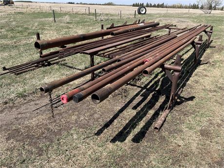 Dunkle Auction Services Inc. - Quantity of Assorted Pipe, Sucker Rod ...