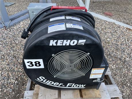 Dunkle Auction Services - KEHO Super Flow 5 HP. Bin Aeration Fan