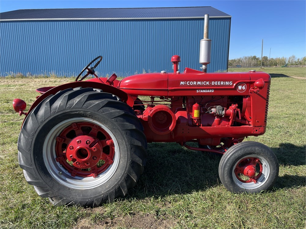 Dunkle Auction Services - IH MCCORMICK DEERING W6 Restored Antique ...