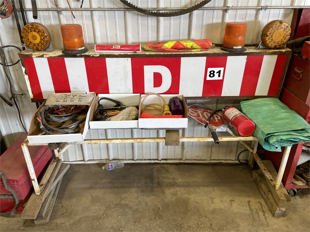 Dunkle Auction Services - Headache Rack w/ Beacons, Controls ...