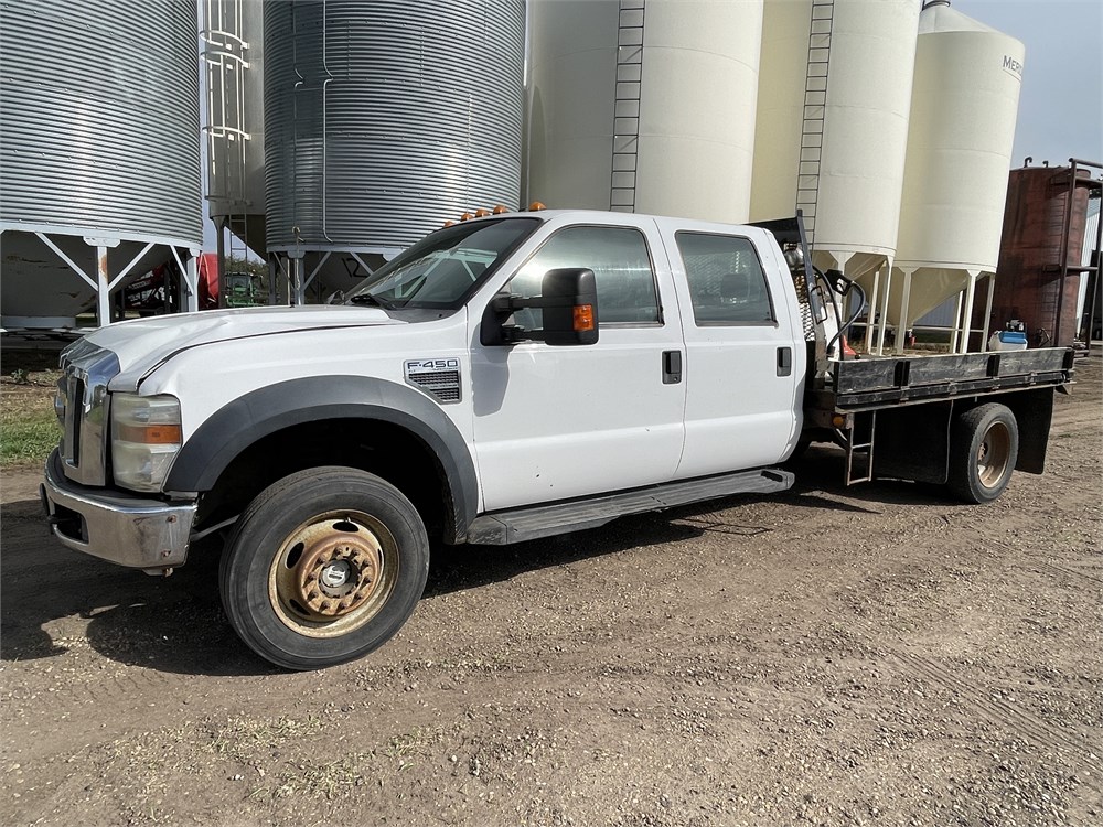 Dunkle Auction Services Inc. - 2008 FORD F-450 XLT Super Duty Quad Cab ...