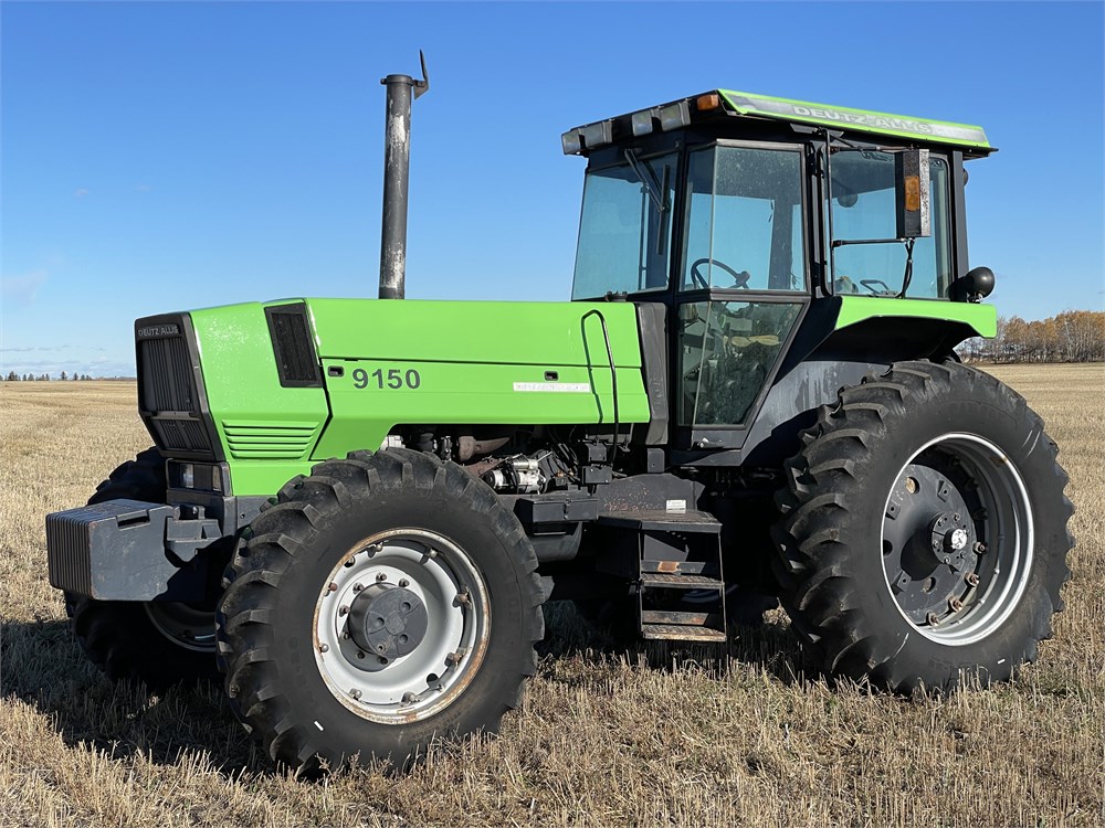 Dunkle Auction Services - 1990 DEUTZ ALLIS 9150 MFWD Tractor, 166 HP ...