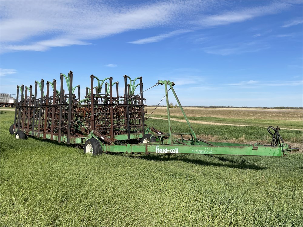 Dunkle Auction Services - 1983 FLEXI-COIL System 92 Harrow Packer, 60 ...