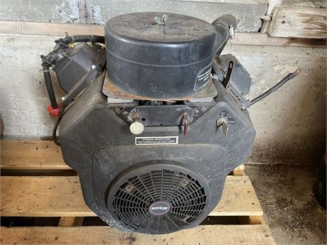 Dunkle Auction Services - KOHLER Command 25 HP. Rebuilt Gas Engine ...