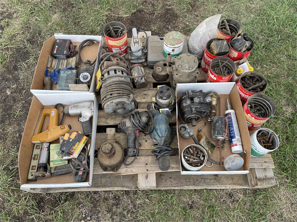 Dunkle Auction Services - Assorted Power Tools, PTO. Adapter, Air ...