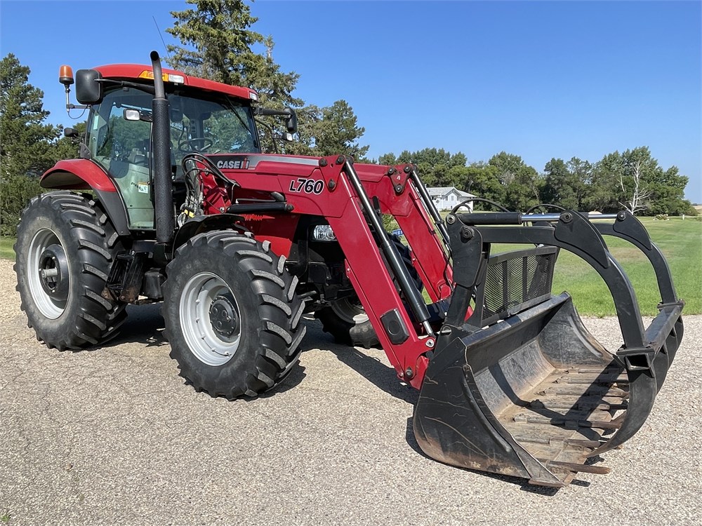Dunkle Auction Services - 2009 CASE IH Puma 140 MFWD Tractor w/ CASE ...