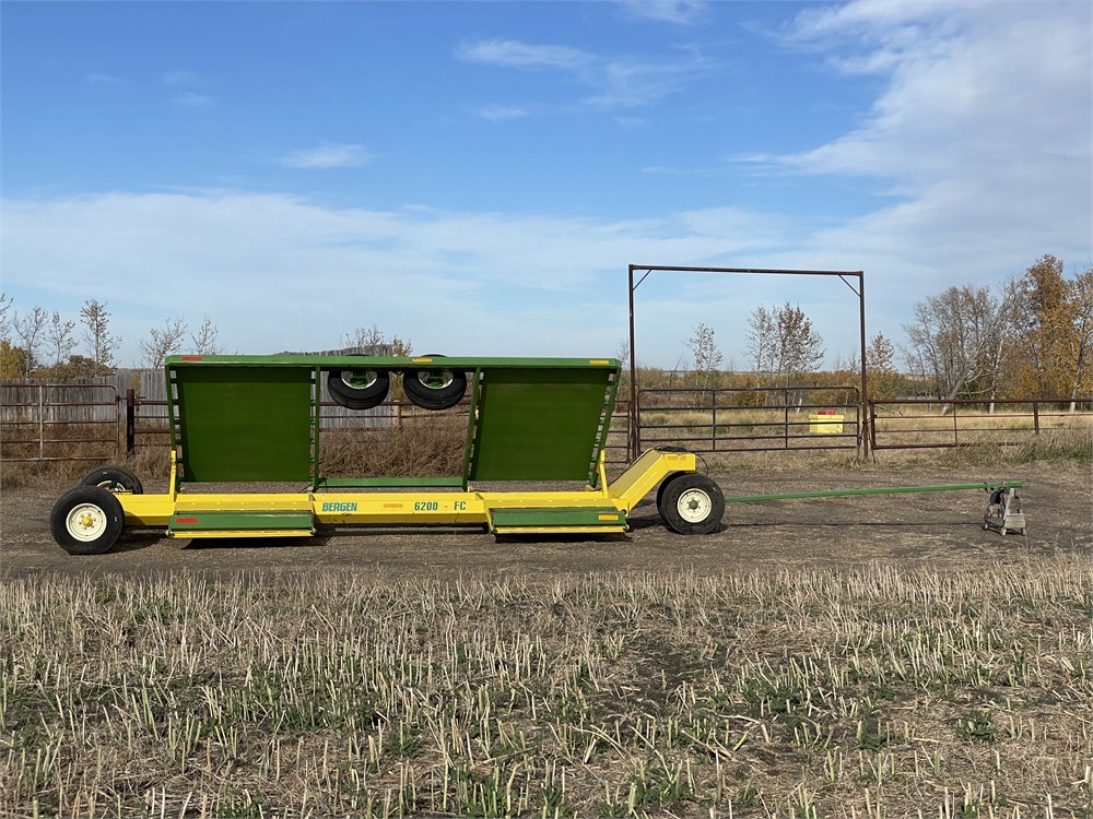 Dunkle Auction Services - BERGEN 6200FC Side Load Swather Mover, Manual ...