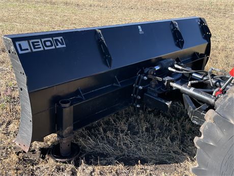Dunkle Auction Services - LEON M7750 10 Ft. 6 Way Front Dozer Blade ...