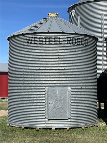 Dunkle Auction Services - WESTEEL ROSCO 5 Ring ±1650 Bushel Flat Bottom ...