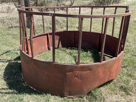 Dunkle Auction Services - Single Round Bale Feeder w/ Some Damage - #3