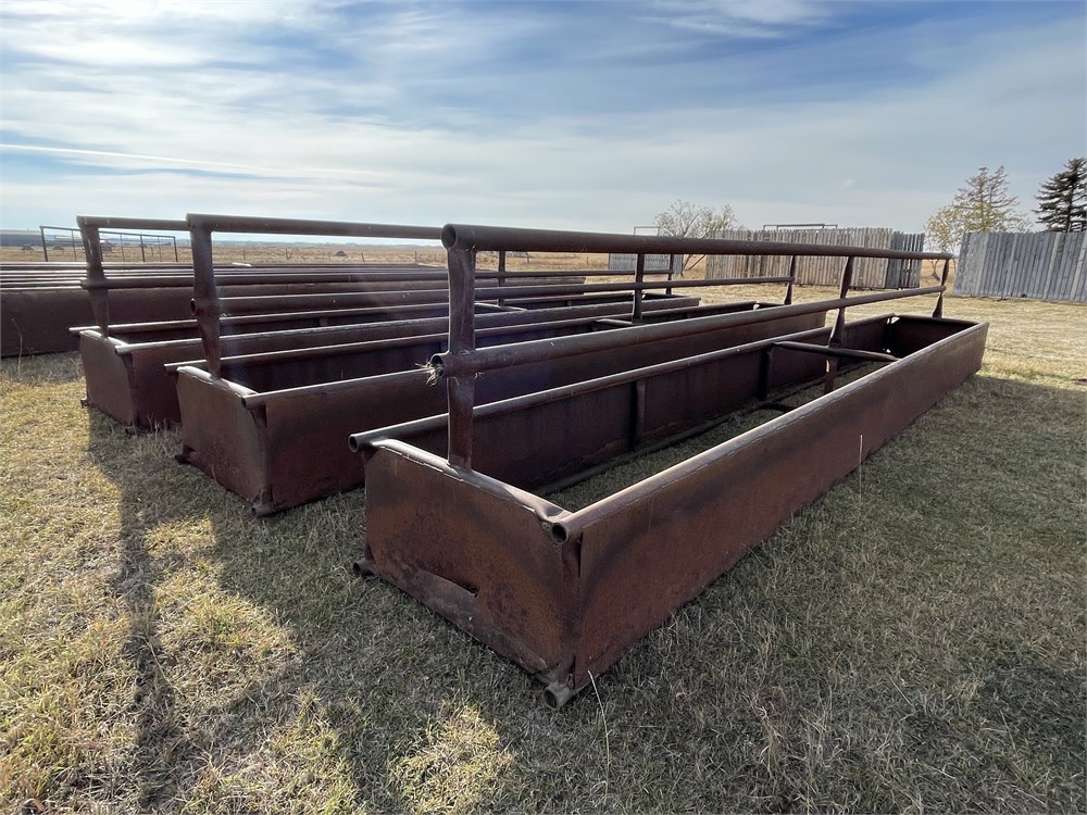 Dunkle Auction Services - (3) 24 Ft. Long X 3 Ft. Wide Heavy Duty Pipe ...