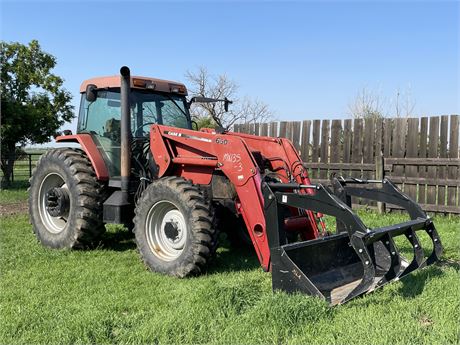 Dunkle Auction Services - 2000 CASE IH MX120 MFWD Tractor w/ Case IH ...